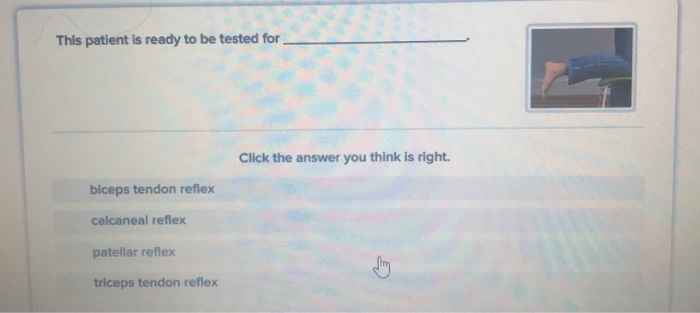 Solved This patient is ready to be tested for Click the | Chegg.com