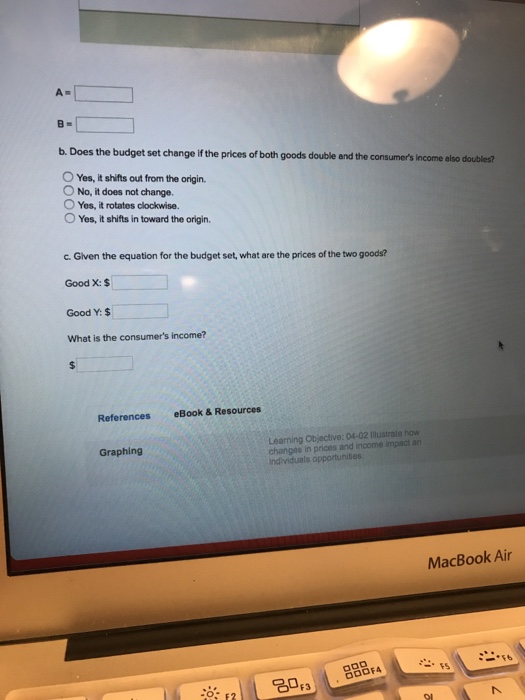 Solved A consumer's budget set for two goods K and y is 900 | Chegg.com