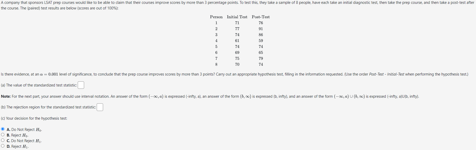 Solved Please Answer all parts . ﻿the course. The (paired) | Chegg.com