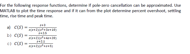 Use MATLAB to write a script that will find the | Chegg.com