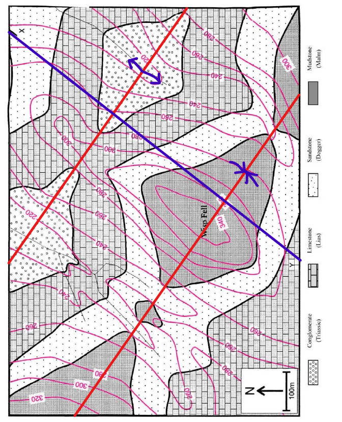 Solved Please show me how to calculate dip of those two | Chegg.com