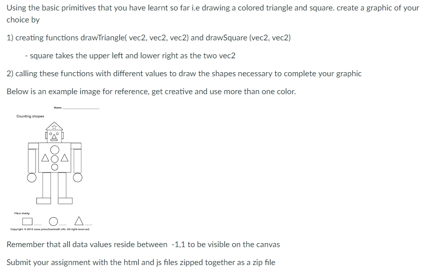 Using the basic primitives that you have learnt so | Chegg.com