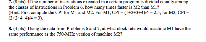 Solved 6. (4 pts). Consider two different implementations, | Chegg.com Solved 6. (4 pts). Consider two different implementations, | Chegg.com