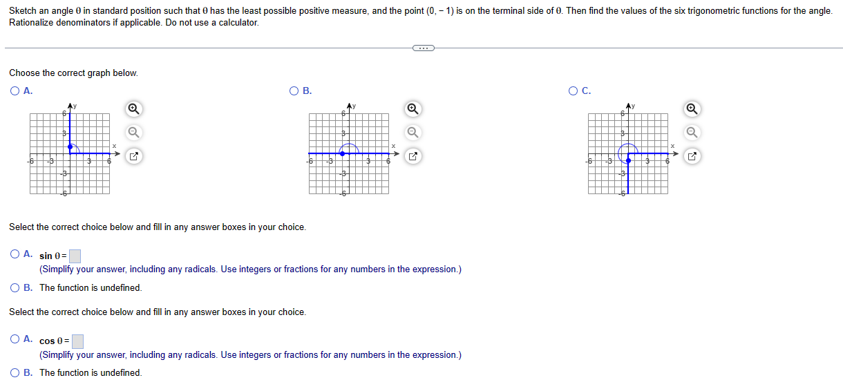 Solved Rationalize denominators if applicable. Do not use a | Chegg.com