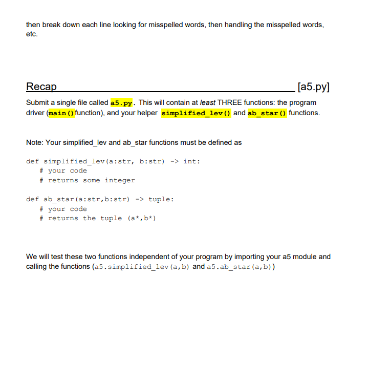 Solved Part 1: Text Processing [10 marks] You will create a | Chegg.com