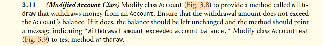 Solved 3.11. (Modified Account Class) Modify class Account | Chegg.com