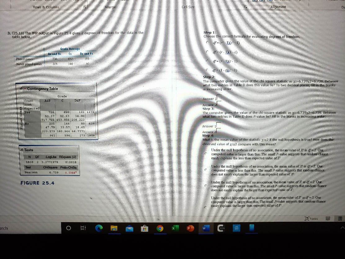 Solved Rows & Columns Merge Cell Size Alignment Da 3. | Chegg.com