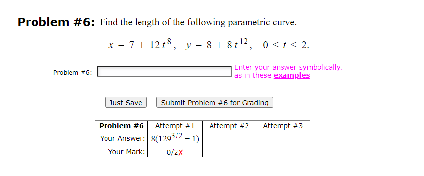 Solved Problem \#6: Find the length of the following | Chegg.com