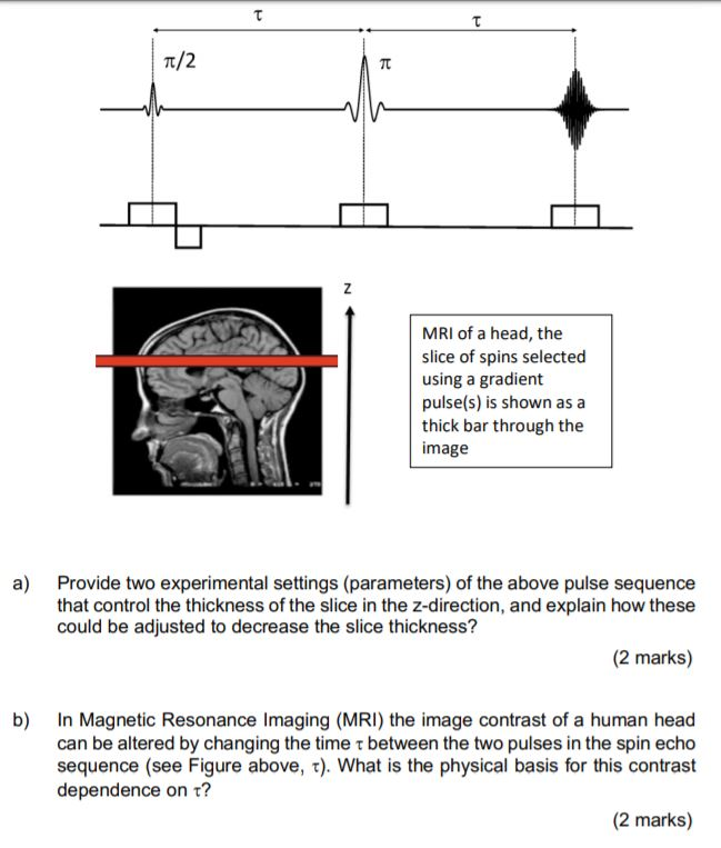 Magnetic Resonance Imaging (MRI) uses a pulse | Chegg.com
