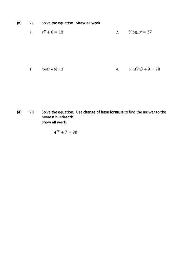 Solved (3) I. True/False. Write the word True or the word | Chegg.com