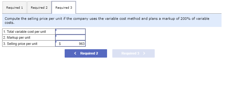 Solved Problem 10-4A (Algo) Pricing using total cost, target | Chegg.com