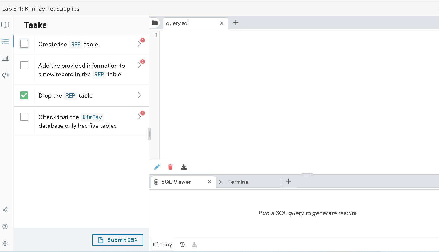 Solved Database Model: KimTay The management of KimTay Pet | Chegg.com
