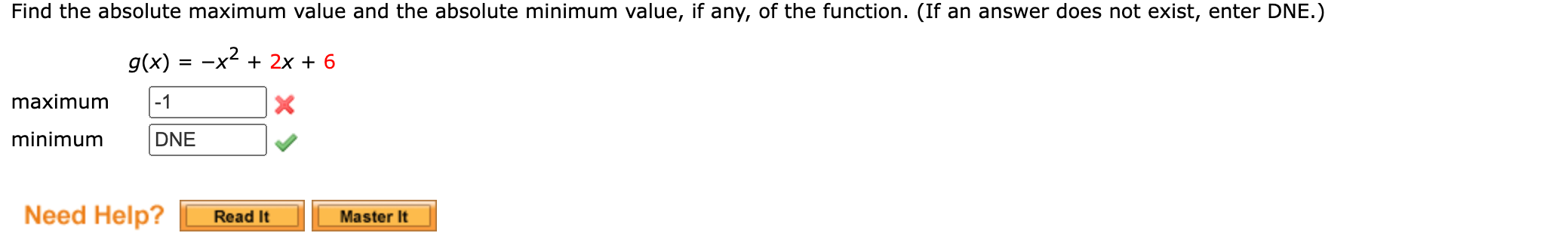 Solved Find The Absolute Maximum Value And The Absolute