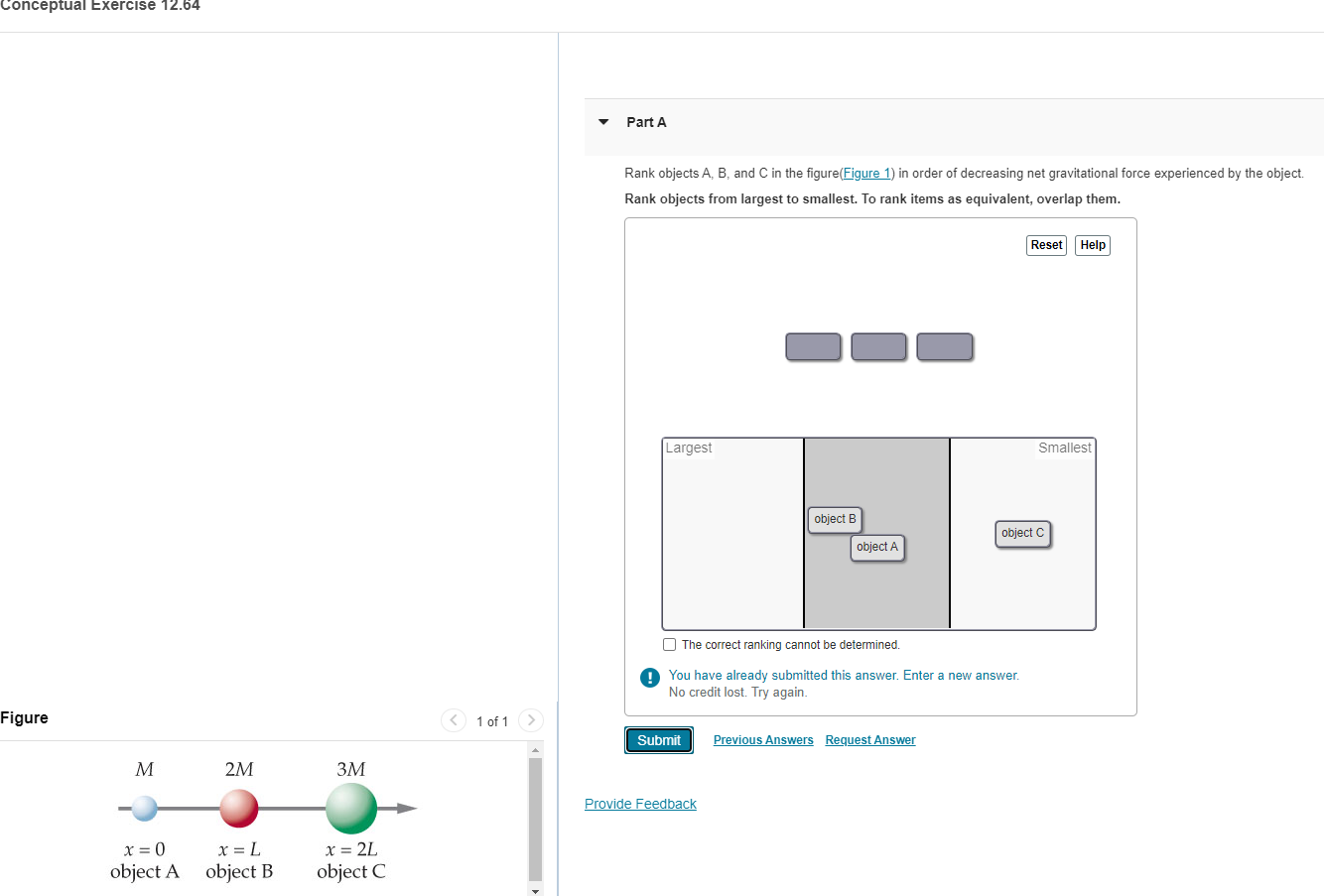 Solved Rank objects A, B, and C in the figure(Figure 1) in | Chegg.com