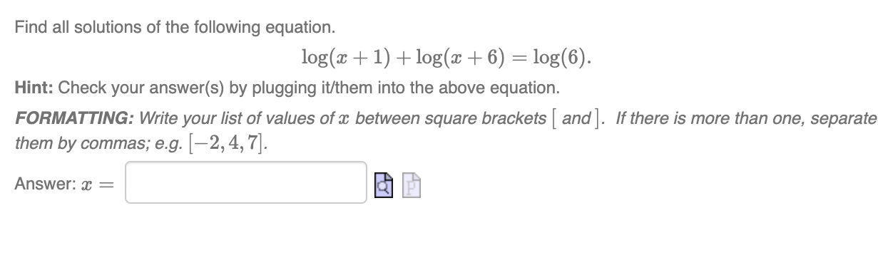 Solved Find all solutions of the following equation. | Chegg.com