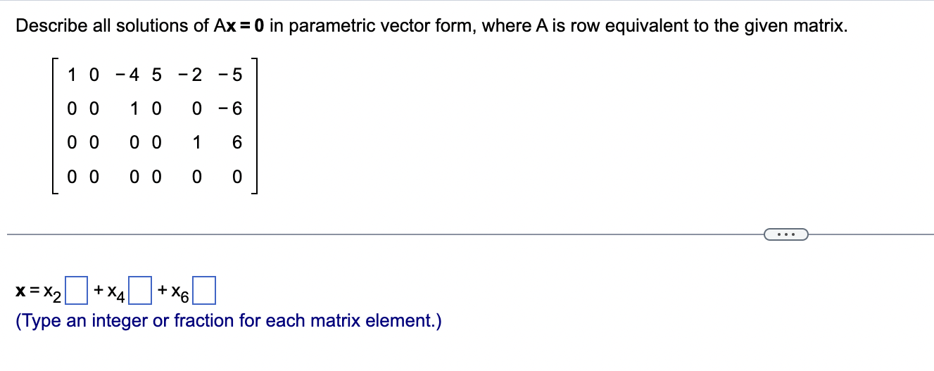 Solved Write the solution set of the given homogeneous | Chegg.com