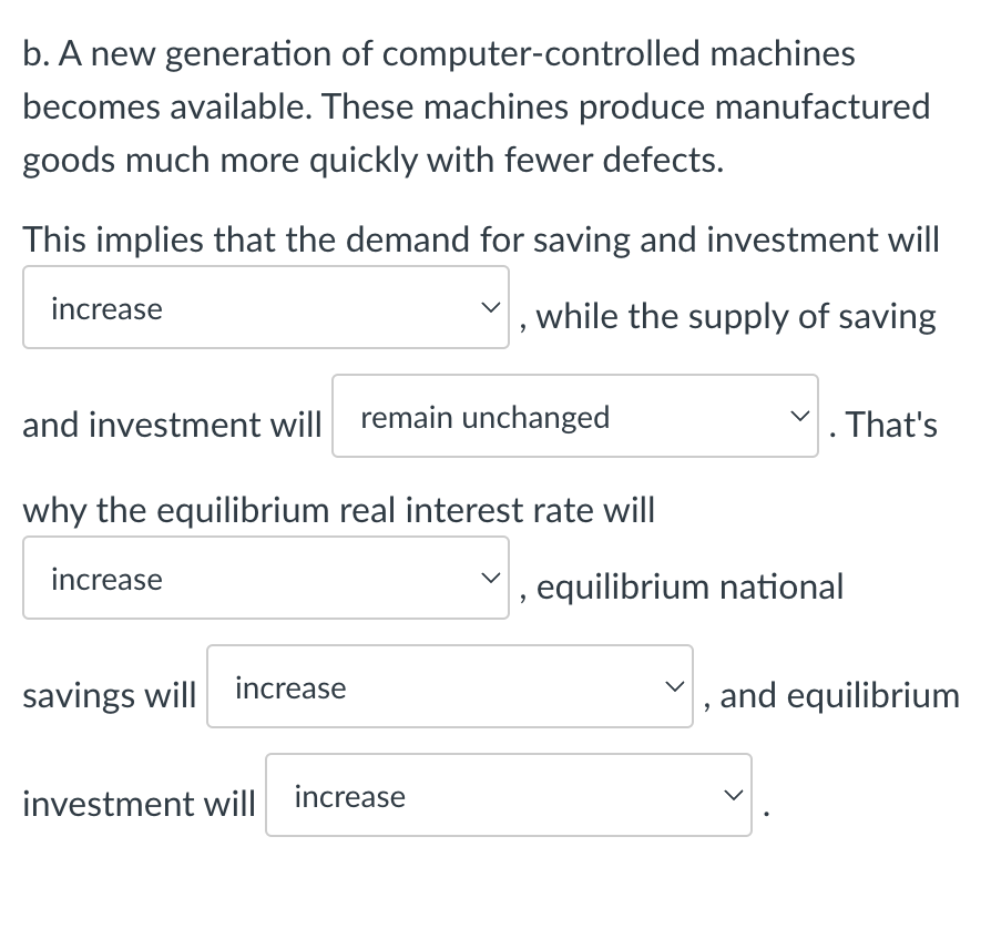 Solved b. ﻿A new generation of computer-controlled | Chegg.com
