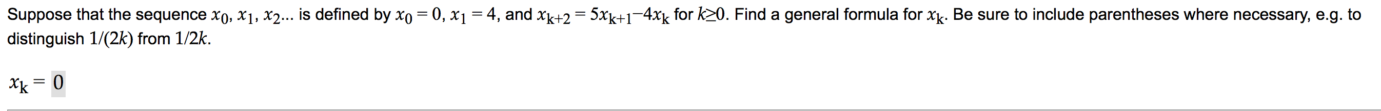 Solved Suppose that the sequence x0,x1,x2… is defined by | Chegg.com