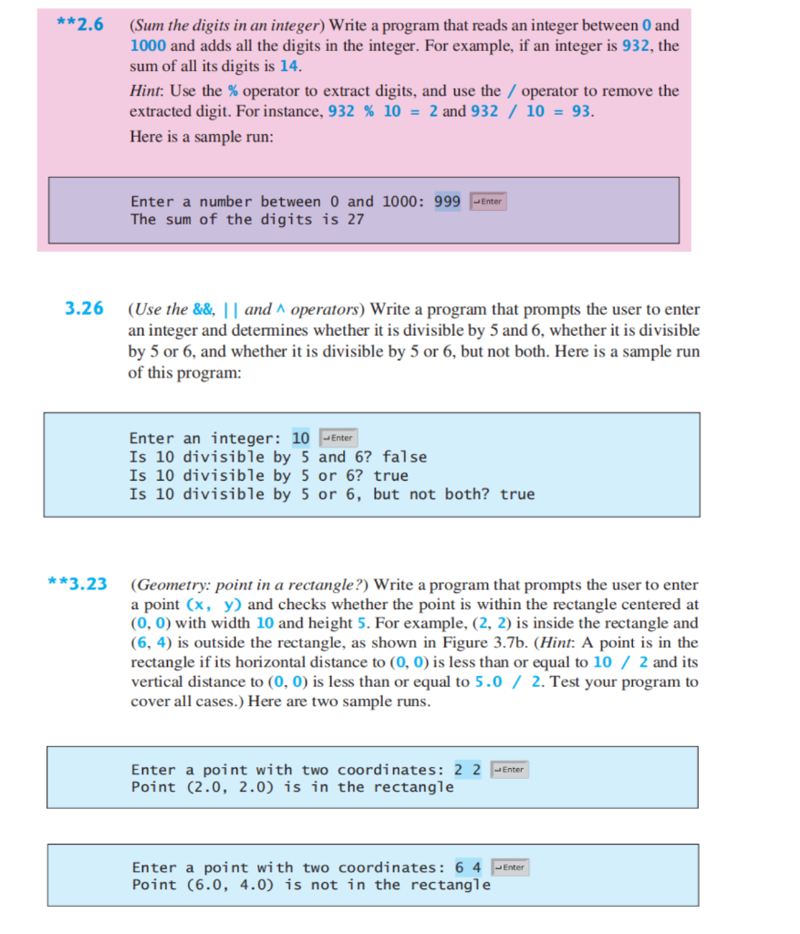 Solved *4.18 6.12 (Display characters) Write a method that | Chegg.com