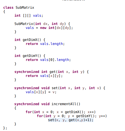 Question 3 : Concurrency (15 Marks] Examine Appendix | Chegg.com