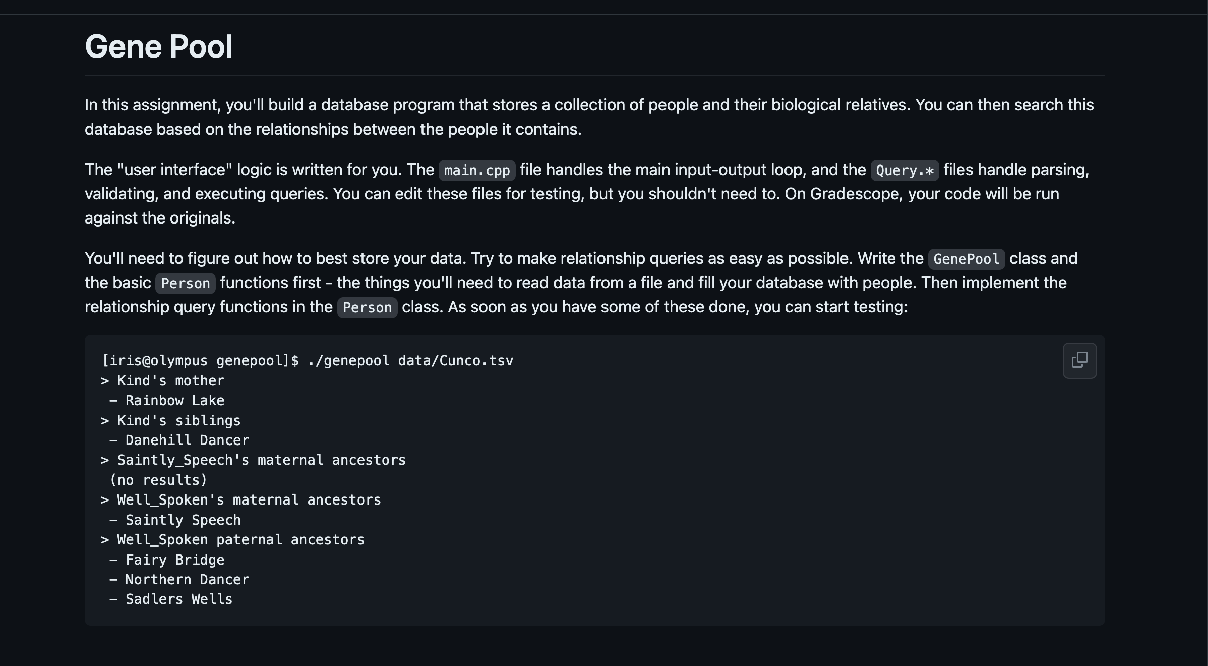 Solved Create a Person.cpp file based on the Person.h file | Chegg.com