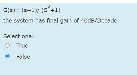 Solved code class="asciimath">G(s)=(s+1)/(s^(3)+1) ﻿the | Chegg.com
