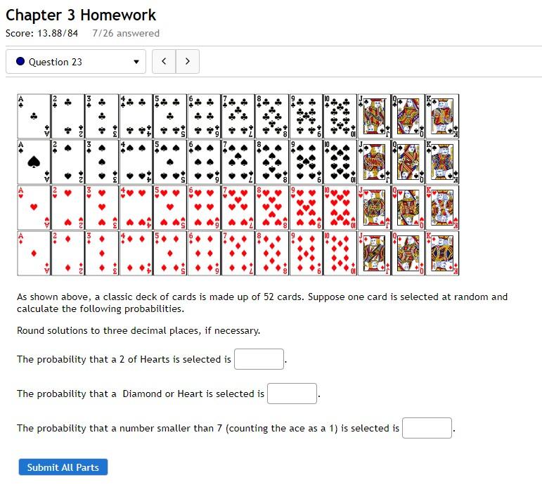 Solved Chapter 3 Homework Score: 13.88/847/26 answered As | Chegg.com