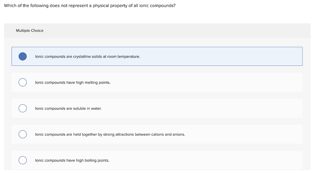 Solved Which of the following does not represent a physical | Chegg.com