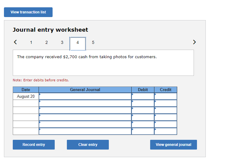 Solved Homework: Accounting for Business Transactions | Chegg.com