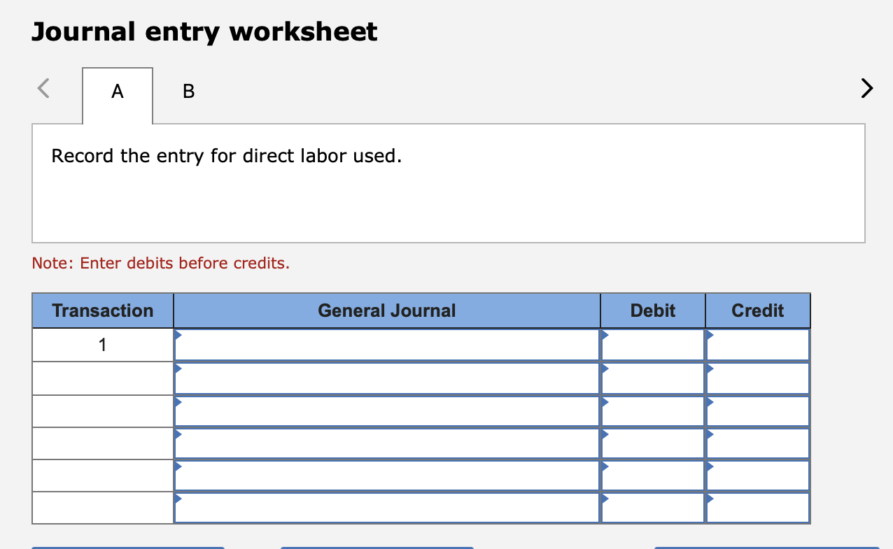 Solved Journal entry worksheet Record the entry for other | Chegg.com
