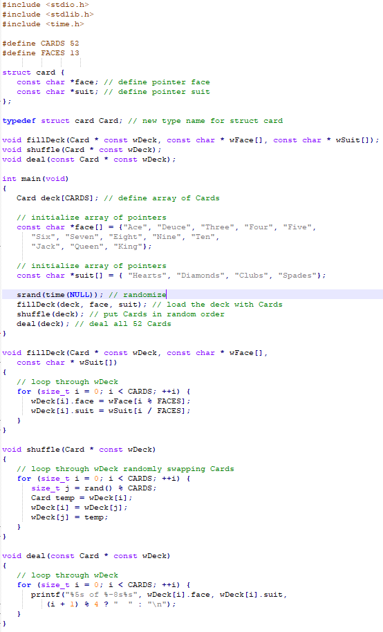 2. High-Performance Card Shuffling and Dealing | Chegg.com