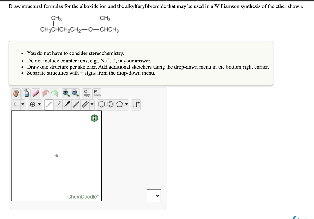 Solved Draw structural formulas for the alkoxide ion and the | Chegg.com