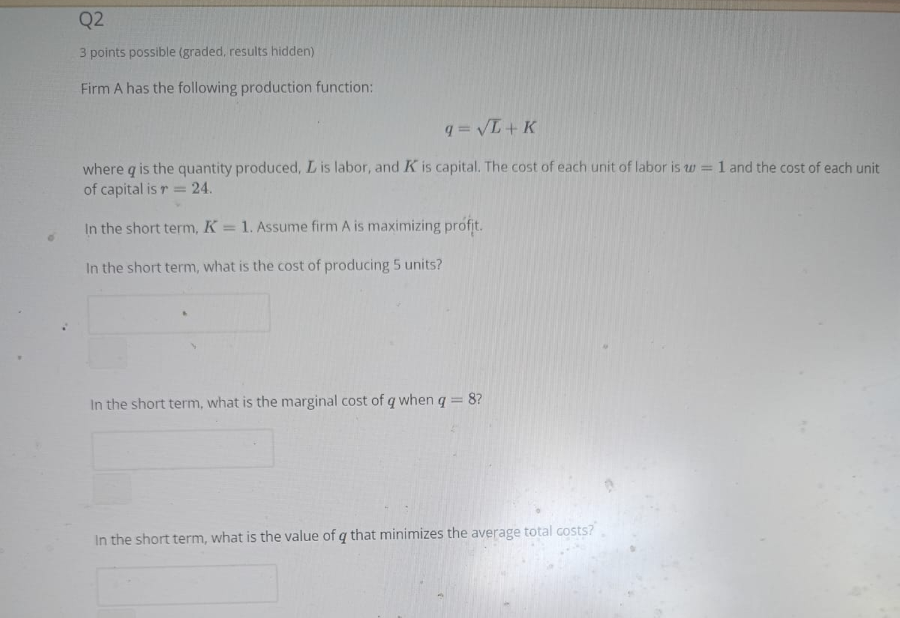 Solved Q23 ﻿points possible (graded, ﻿results hidden)Firm A | Chegg.com