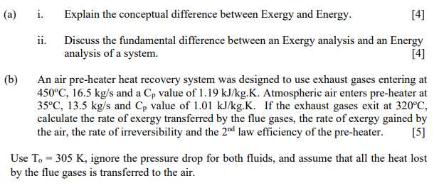 Solved (a) i. ii. Explain the conceptual difference between | Chegg.com