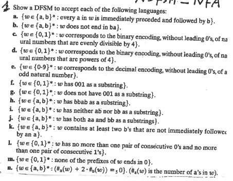 Solved Show a DFSM to accept each of the following | Chegg.com