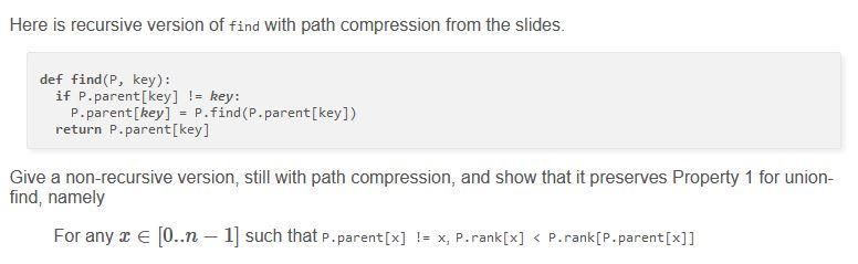 Solved Here is recursive version of find with path | Chegg.com