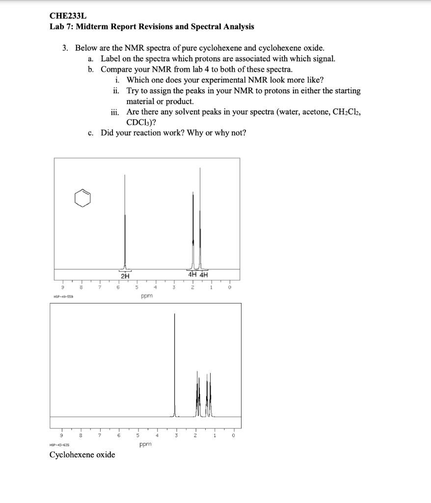 Solved Lab 7: Midterm Report Revisions and Spectral Analysis | Chegg.com