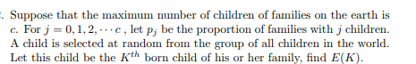 Solved Suppose that the maximum number of children of | Chegg.com