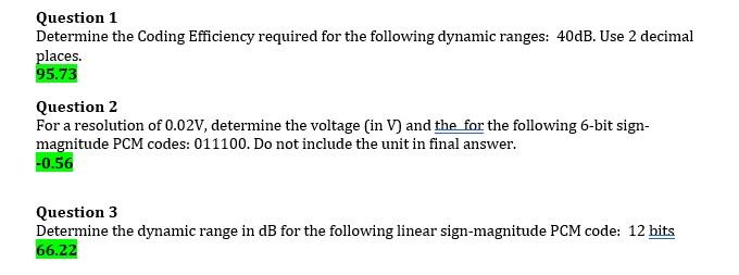 Solved Please provide the solution to these problems. The | Chegg.com