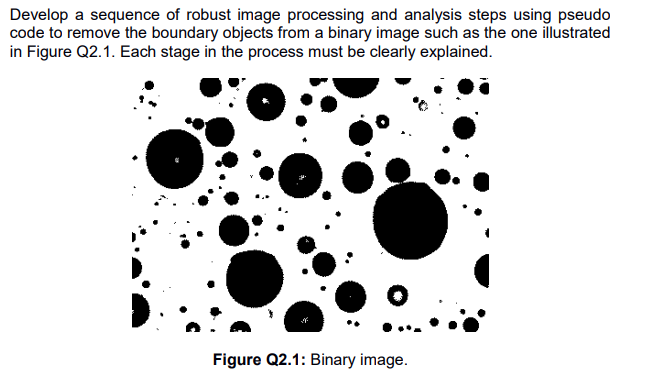 Solved Develop a sequence of robust image processing and | Chegg.com