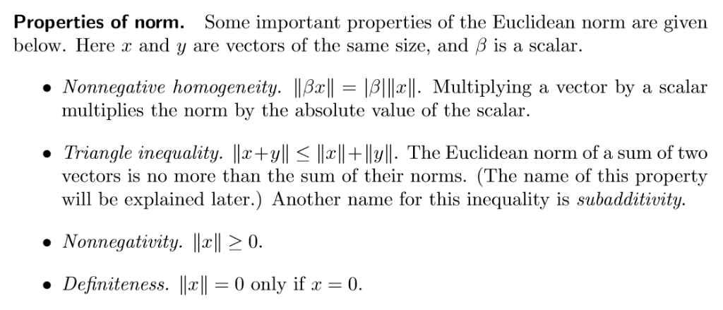 Solved General norms. Any real-valued function f that | Chegg.com