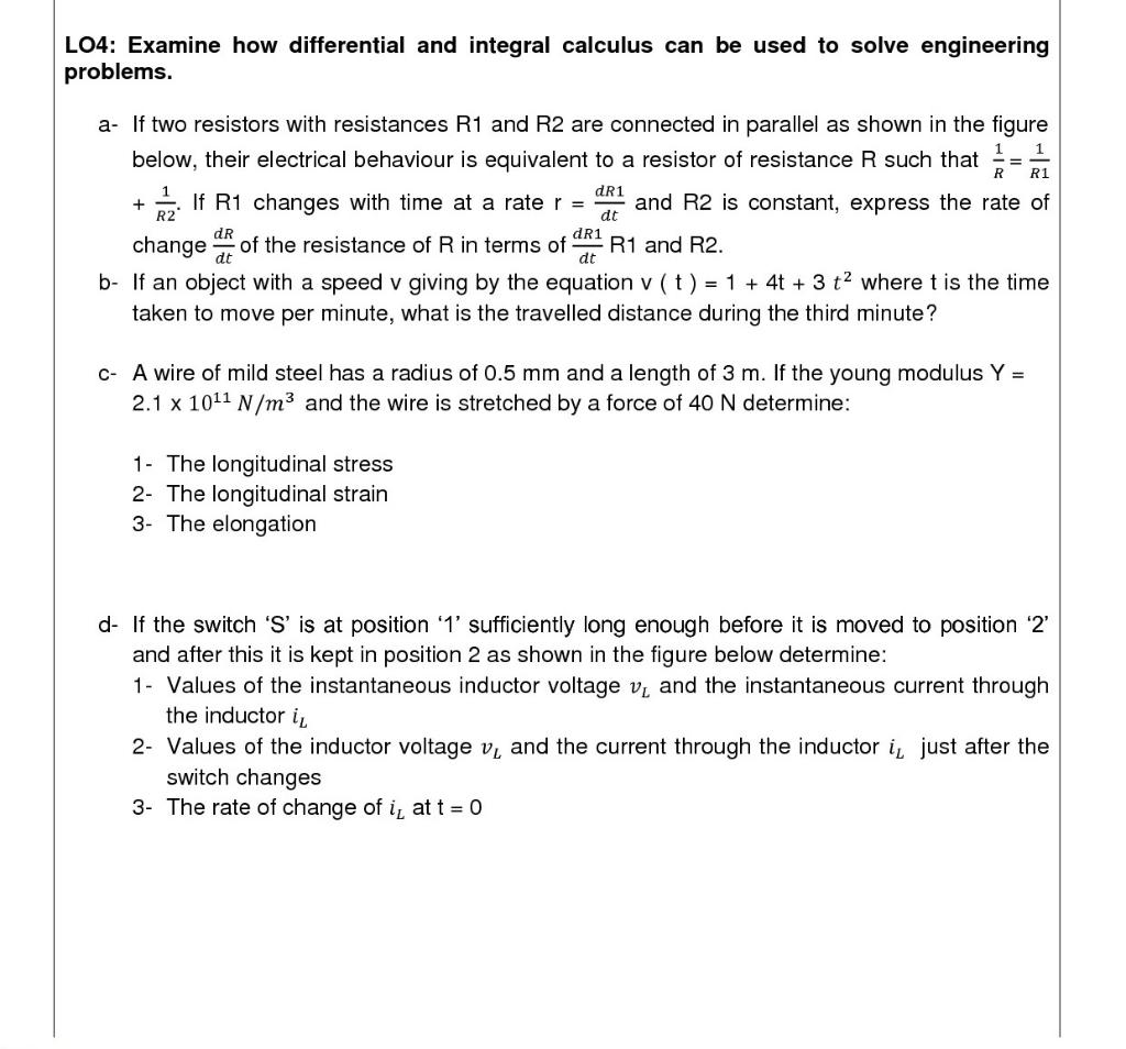 Solved Scenario: As an electrical and electronic engineer | Chegg.com
