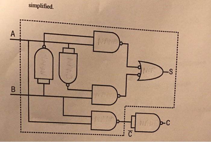 Solved Write The Boolean Equation For This Circuit And