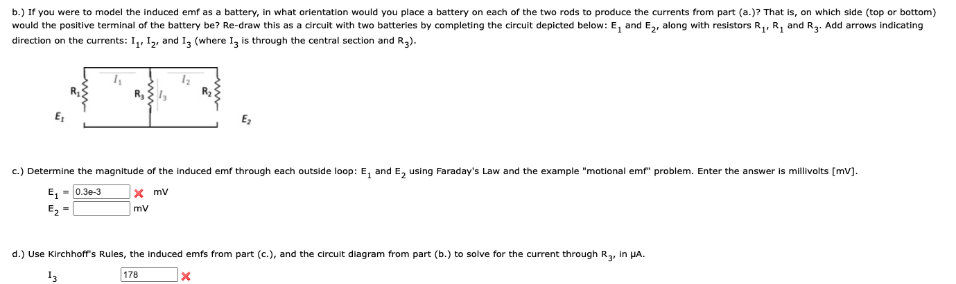 Solved The figure below shows two parallel conducting rails | Chegg.com