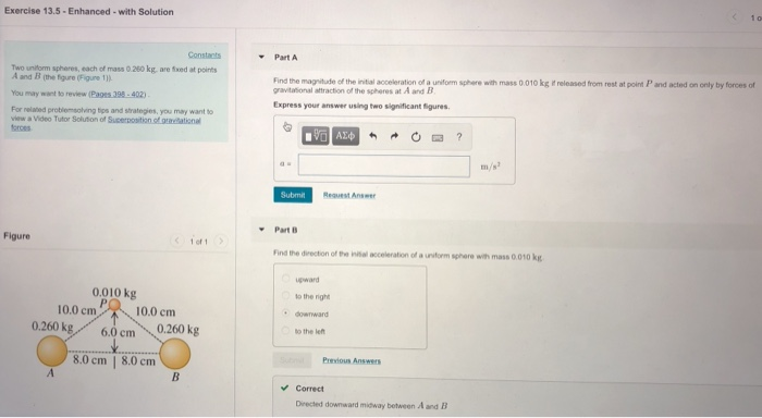 Solved Exercise 13.5-Enhanced-with Solution Constants Part A | Chegg.com