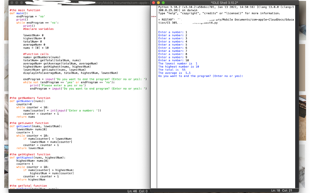 Solved #the main function def main(): end Program 'no' | Chegg.com