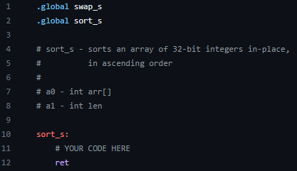 Solved In RISC-V assembly language:You only need to focus on | Chegg.com