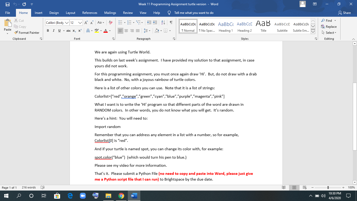 Solved SU Week 11 Programming Assignment turtle version - | Chegg.com