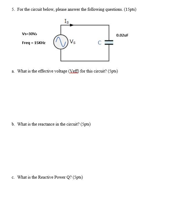 Solved 1. Answer the following questions for the | Chegg.com