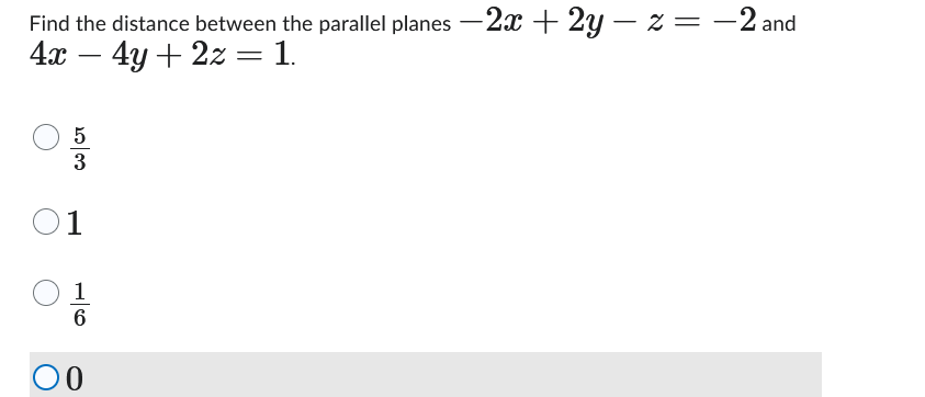 Solved Find the distance between the parallel planes | Chegg.com